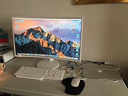 Samsung C27F390 27-Inch Curved LED Monitor - Black Gloss: Amazon.co.uk ...