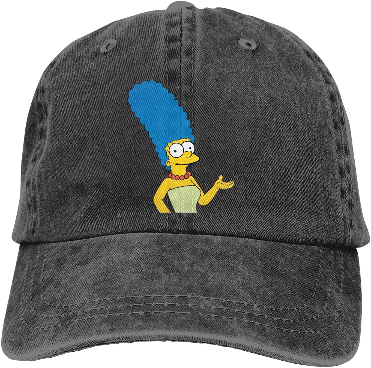 Keellyie Marge-Simpson Baseball Cap Teenager Adult Hip Hop Cap Black ...