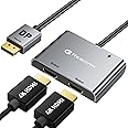 Amazon.com: Reborn DisplayPort to Dual HDMI Adapter 4K@60Hz Display ...