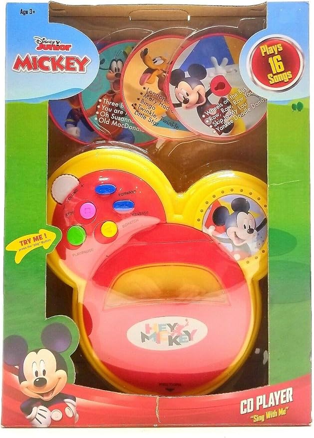 Amazon.com: Disney Junior Mickey Mouse Clubhouse Sing with Me CD Player ...