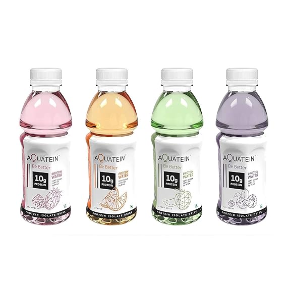 Aquatein 10g Ready To Drink Whey Protein Water Strawberry, Orange ...