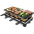 Amazon.com: Raclette Grill, Techwood Electric Table Indoor Grill Korean ...