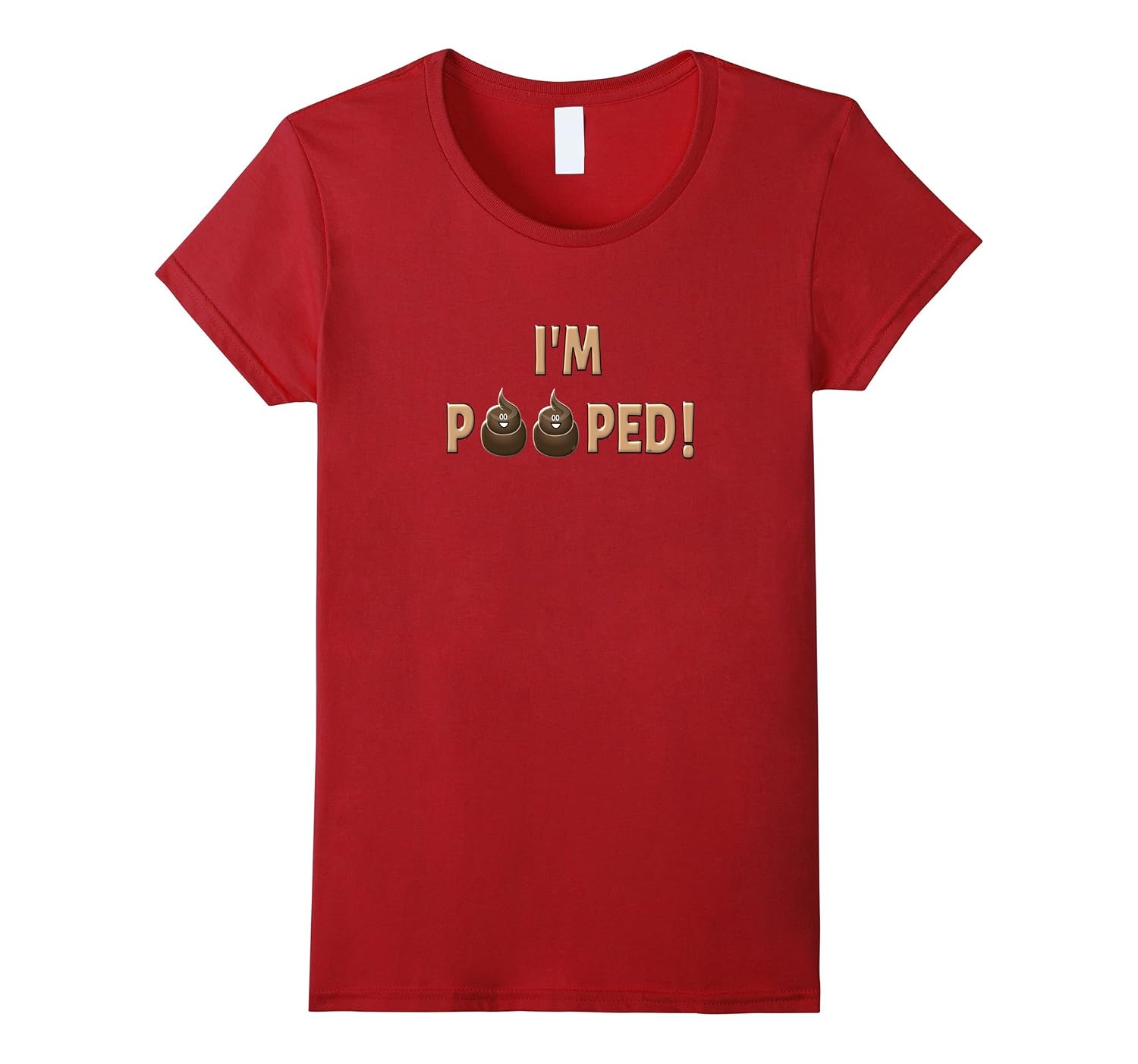 Funny Emoji Poop Shirt Cute Kids Adults I’m Pooped T Shirt-4LVS ...