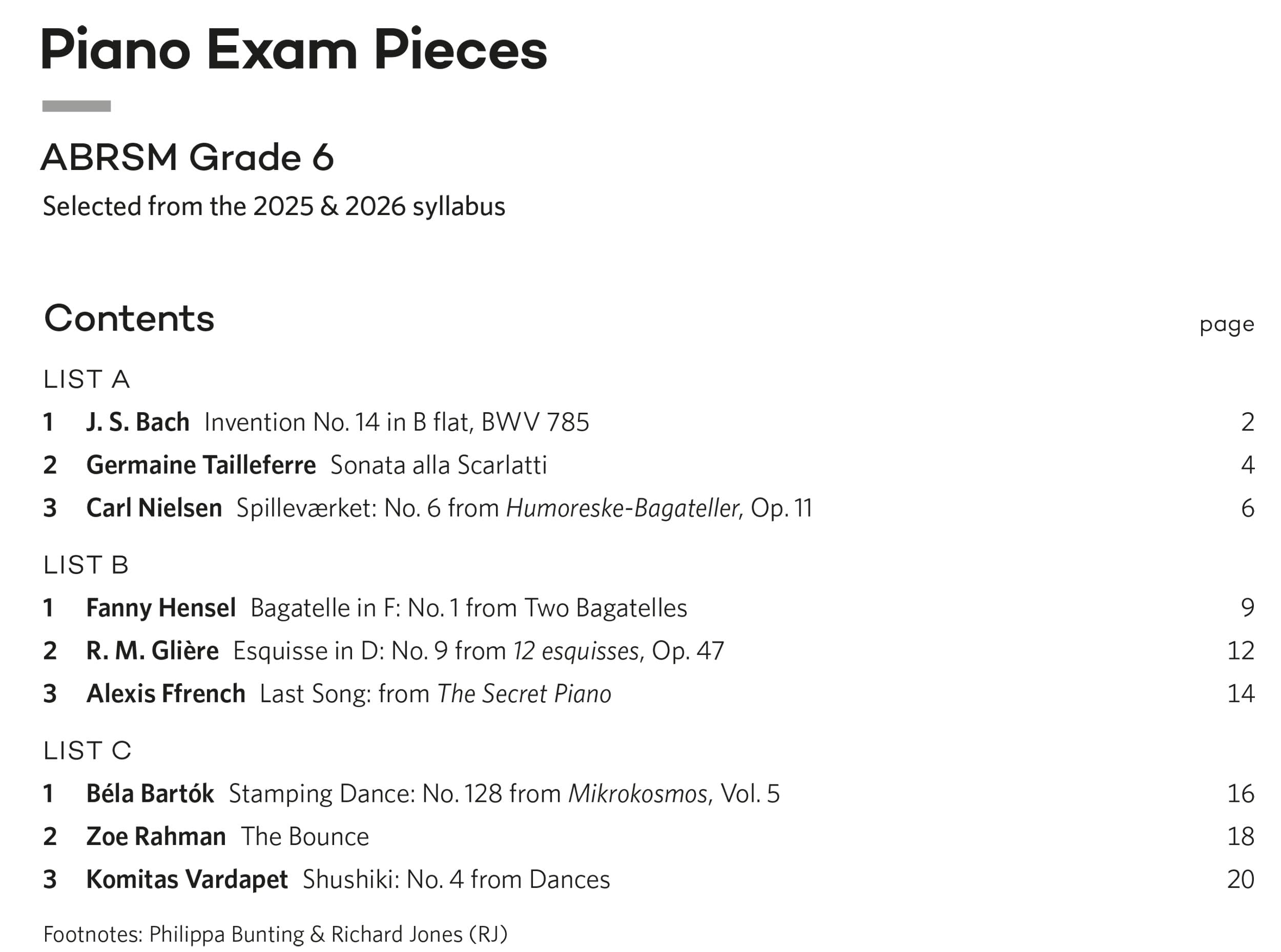 Mua Piano Exam Pieces 2025 & 2026, ABRSM Grade 6: Selected from the 2025 & 2026 syllabus (ABRSM ...