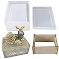 Amazon.com: Silicone Tissue Box Resin Mold with Lid Epoxy Resin Casting ...