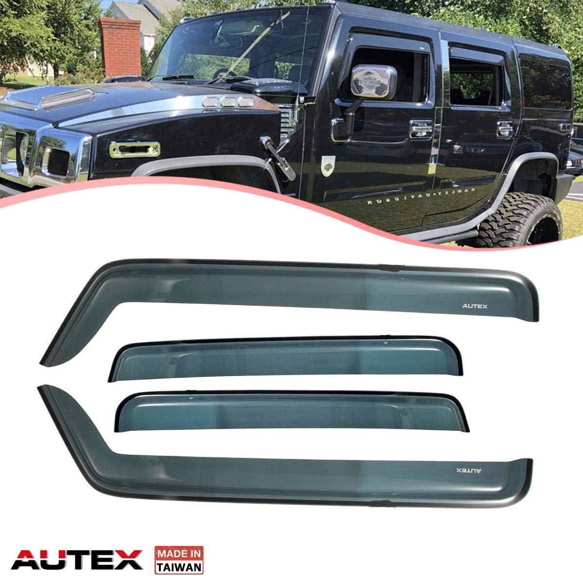 AUTEX Tape on Window Visor Compatible with Hummer H2 2003 2004 2005 ...