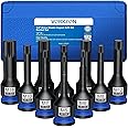 VORXEON 10Pcs Triple Square Socket Set Impact Socket, 1/2" Drive XZN ...