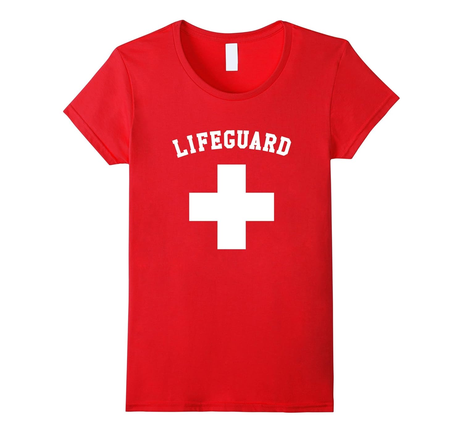 Red Lifeguard T Shirt White Logo-4LVS – 4loveshirt