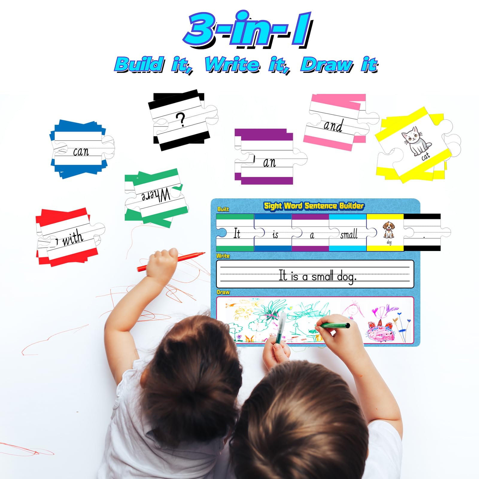 Mua Sentence Building, Sight Word Builder Cards for Early Reading ...