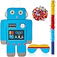 Amazon.com: 4 Pcs Robot Pinata Set 16.5 x 11 x 3 Inch Robot Birthday ...