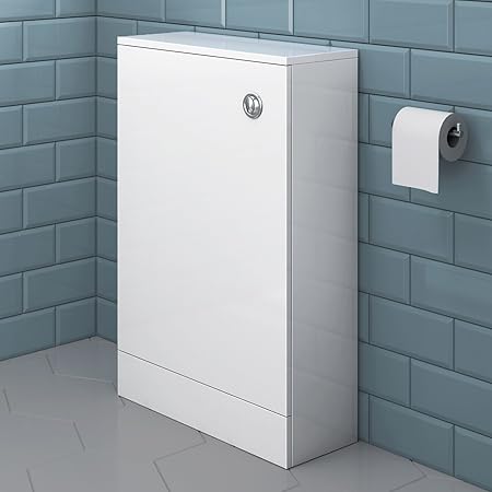 Amazon.de: soak Schmaler WC Wandschrank - weißer Spülkastenschrank - 80 ...