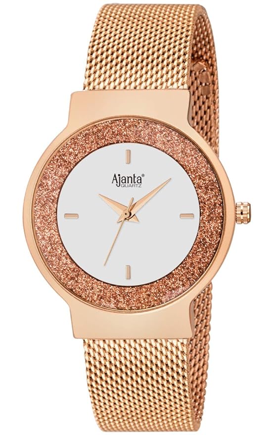 Buy Ajanta Quartz Limited Edition -Ajanta Women's Silver Dial with ...