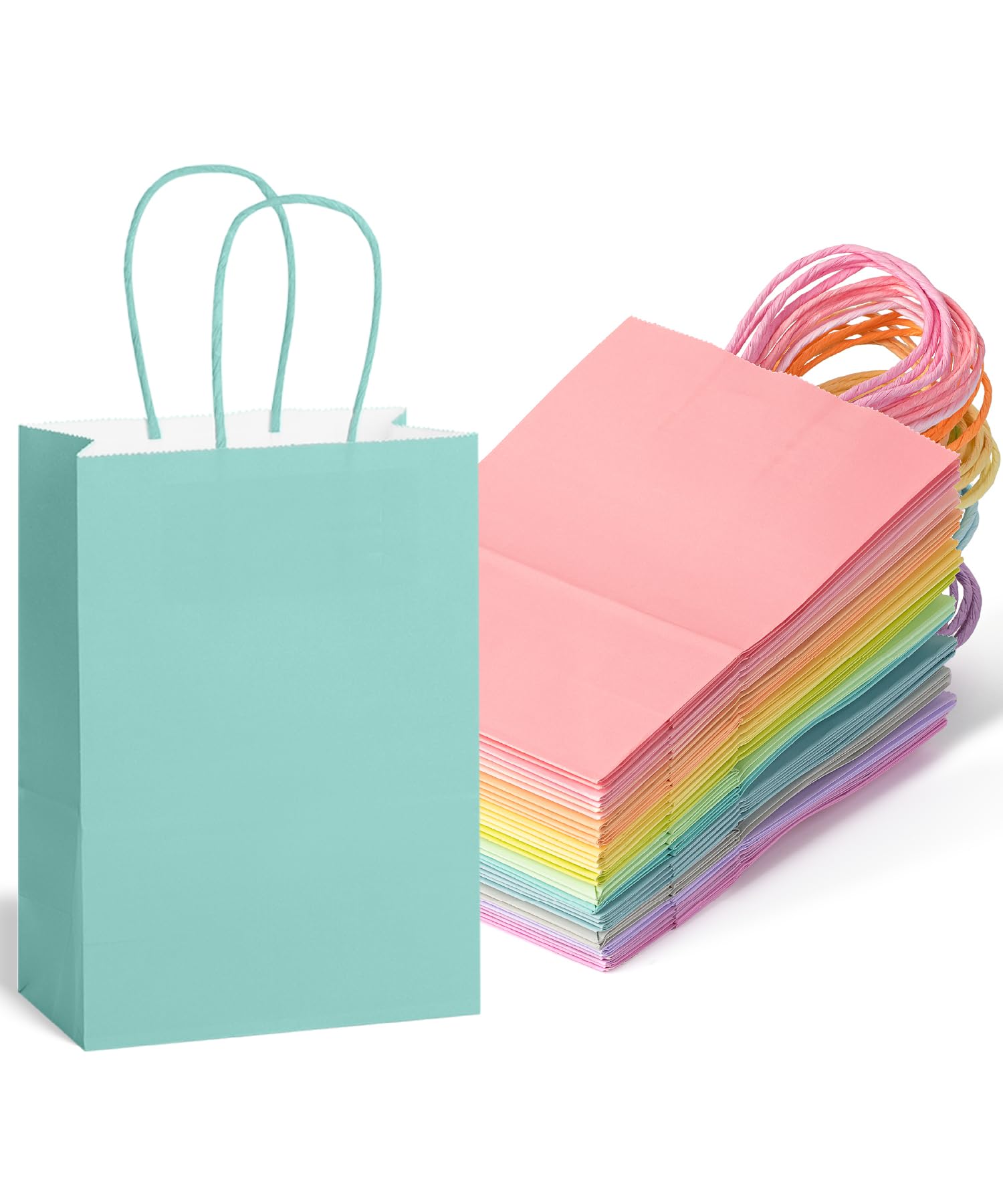 Mr. Pen- Paper Gift Bags with Handles, 32 Pack, 8.3" x 5.9" x 3.1", 16 ...