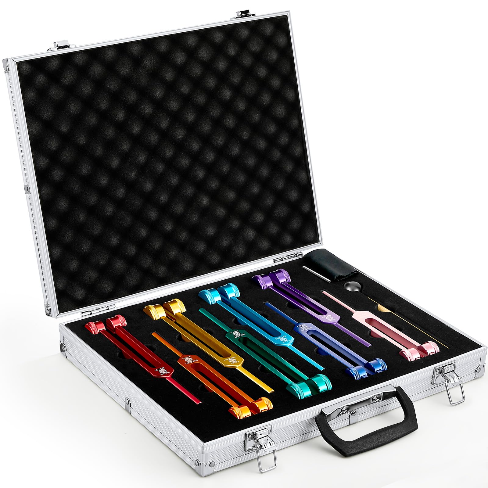 Fiada Tuning Fork Set Chakra Tuning Fork Multiple Hz Tuning Forks for ...