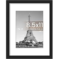 PETAFLOP 8.5x11 Picture Frame Rustic Certificate Frames Wall Tabletop Display Horizontally or ...