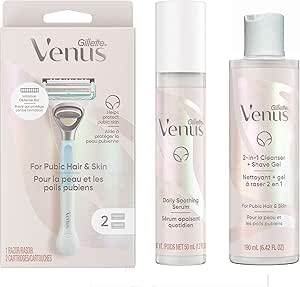Gillette Venus Kit de aseo íntimo, maquinilla de afeitar para mujer, 2 ...