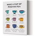 Amazon.com: Positivi Tea Canvas Wall Art Poster, Inspirational Self ...