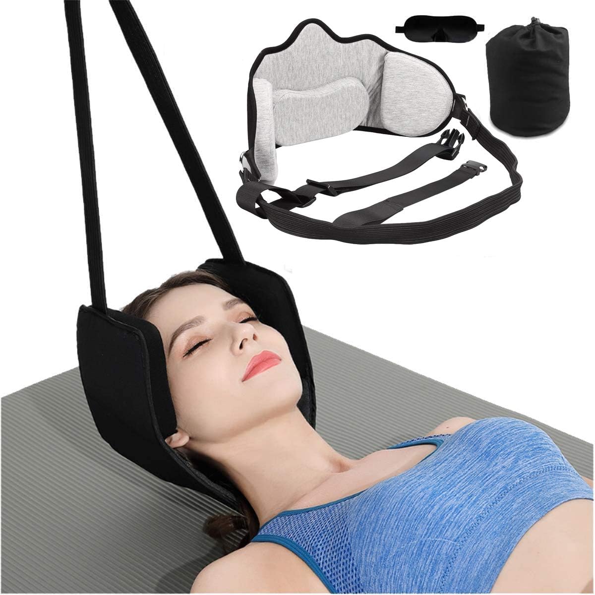 Tseipoaoi Hammock for Neck,Portable Decompression Cervical Traction ...