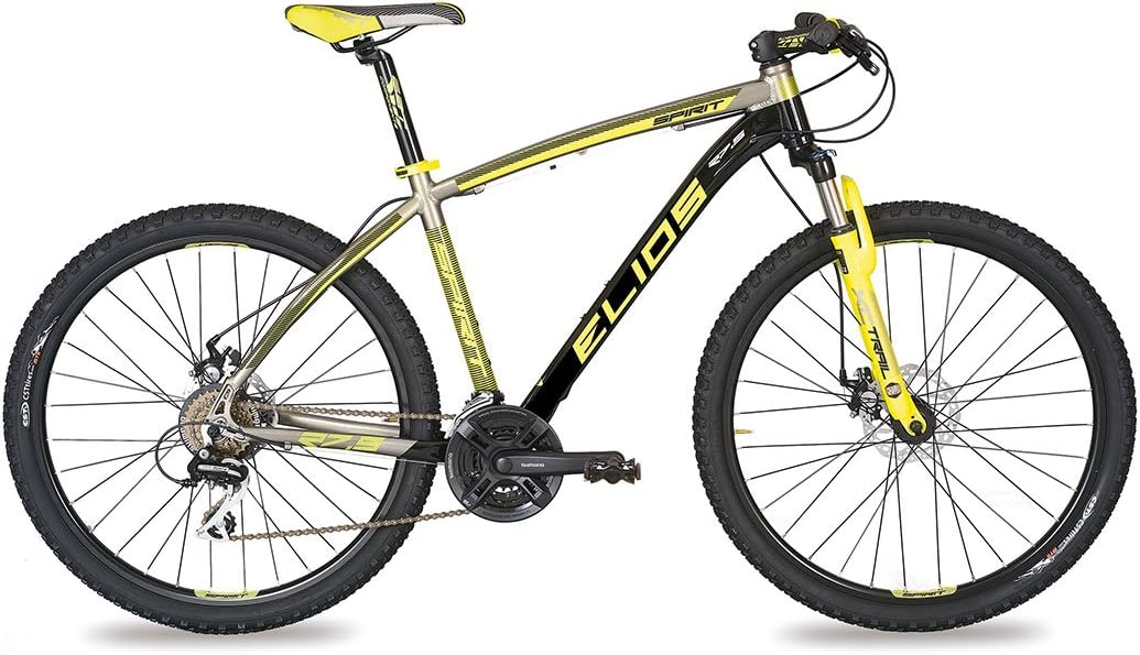 Bici ELIOS SPIRIT 292 21V Antracite/Nero Taglia 48: Amazon.it: Sport e ...
