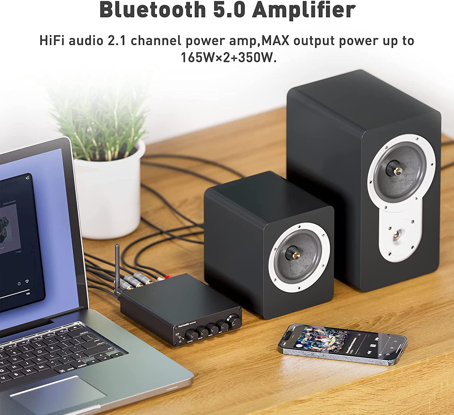 Mua BT30D Pro Mini Bluetooth Amplifier Hifi, 2.1 Channel Subwoofer Amp ...