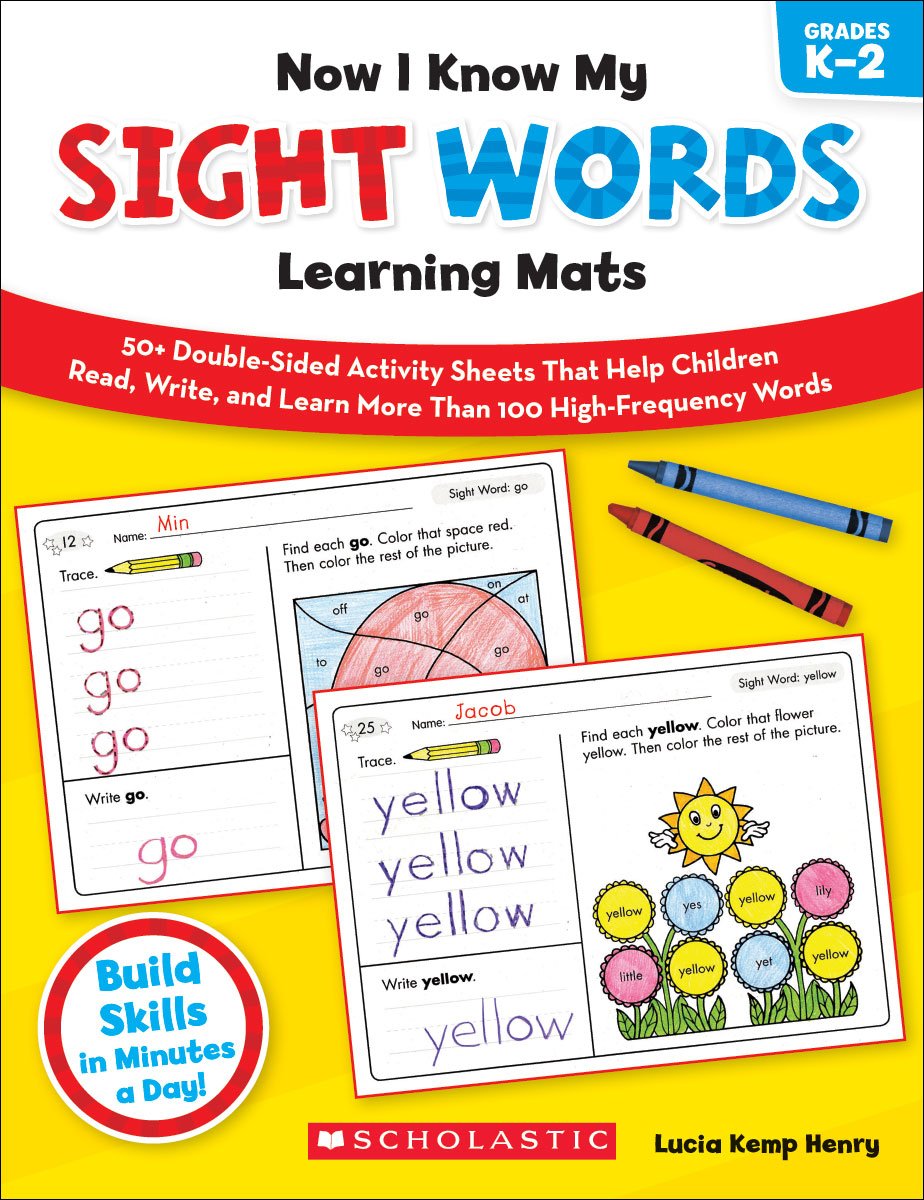 Mua Now I Know My Sight Words Learning Mats: 50+ Double-Sided Activity ...