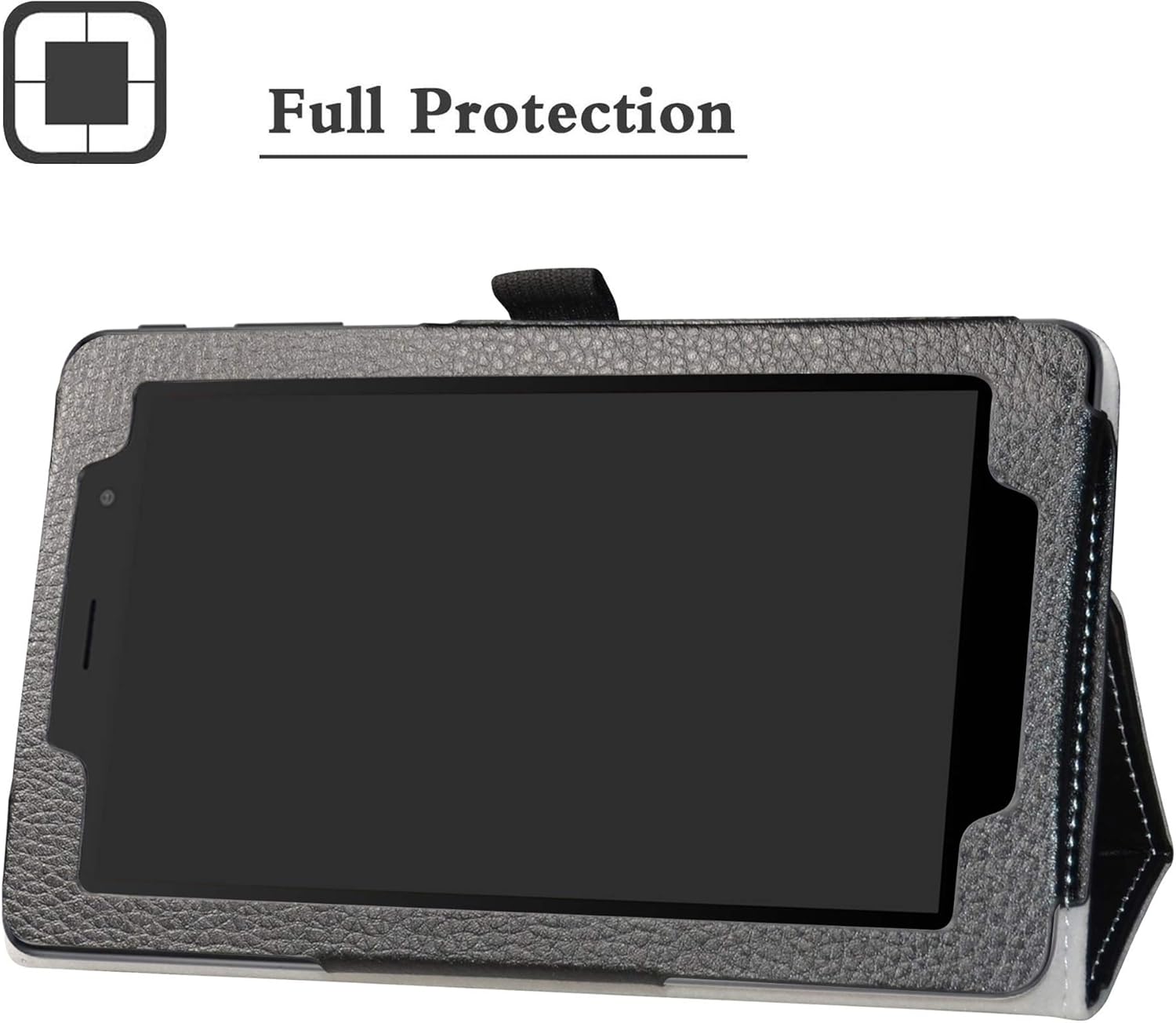 Alcatel 1T 7 inch Case,LiuShan PU Leather Slim Folding Stand Cover for ...