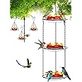 Amazon.com : Hummingbird Feeders,3 Tiers Nectar Feeders for Outdoors ...