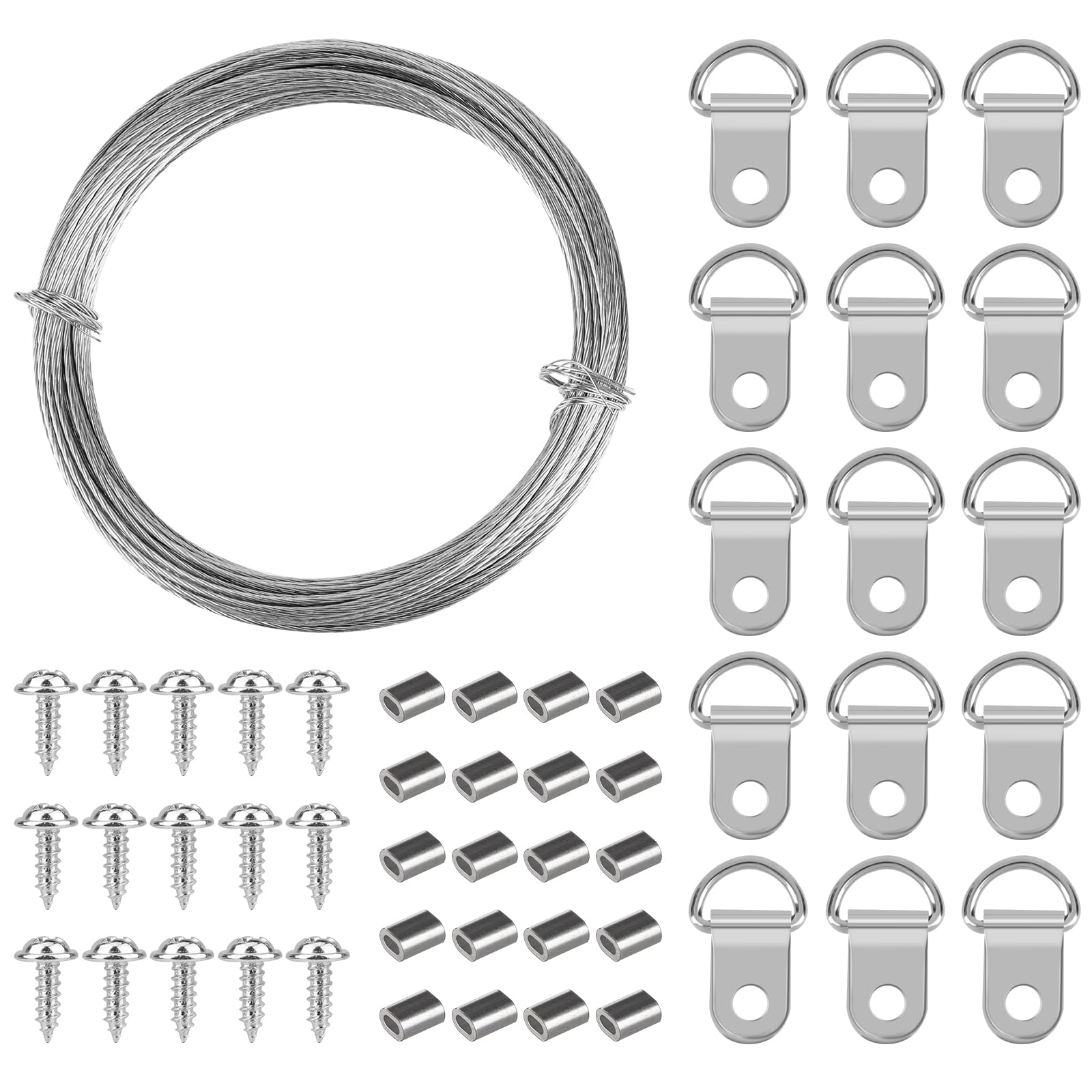 Mua Picture Hanging Wire Kit 33 Feet Stainless Steel Hanging Wire D ...