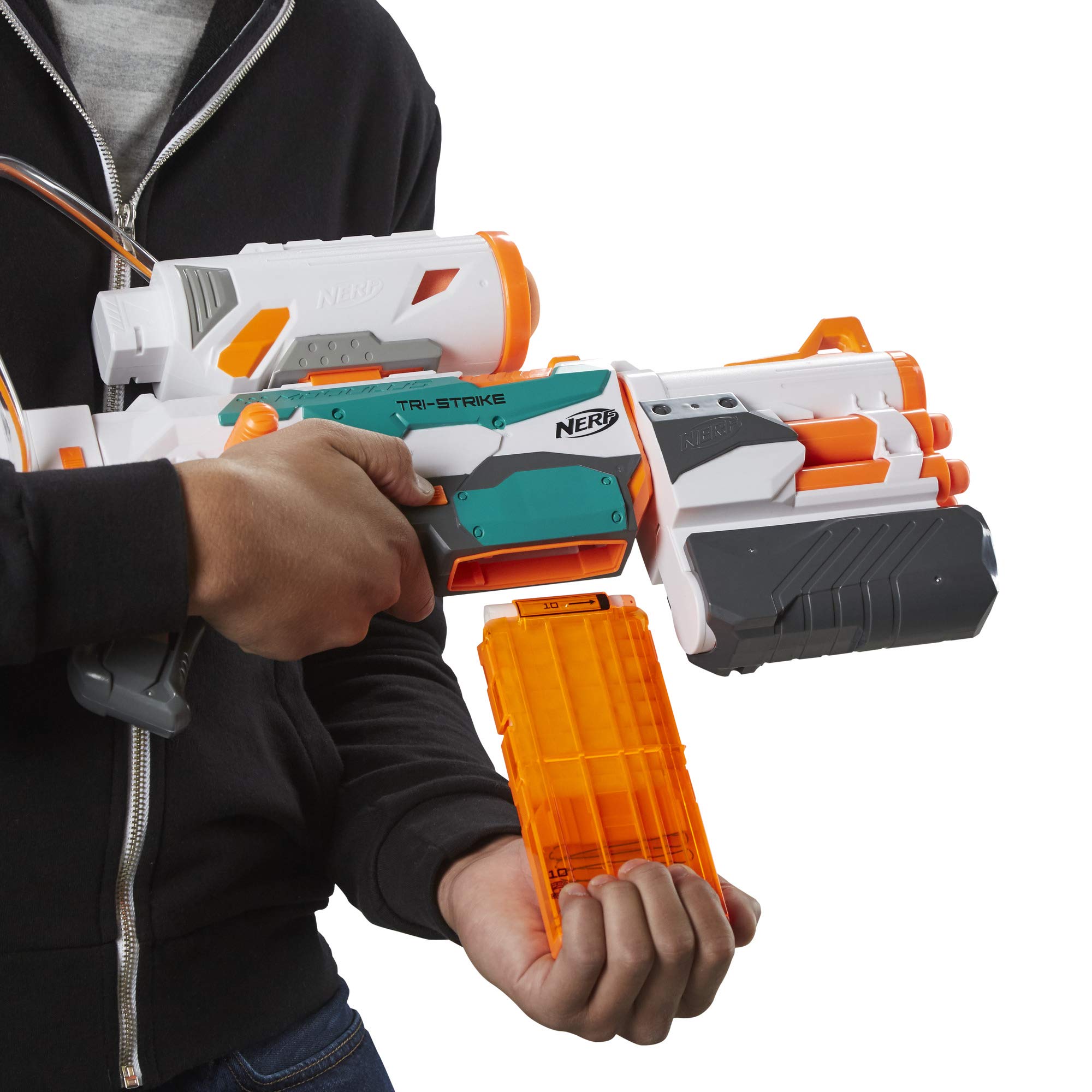 Mua Nerf Modulus Tri-Strike Blaster, Mega Barrel, Rocket Launcher, Clip ...