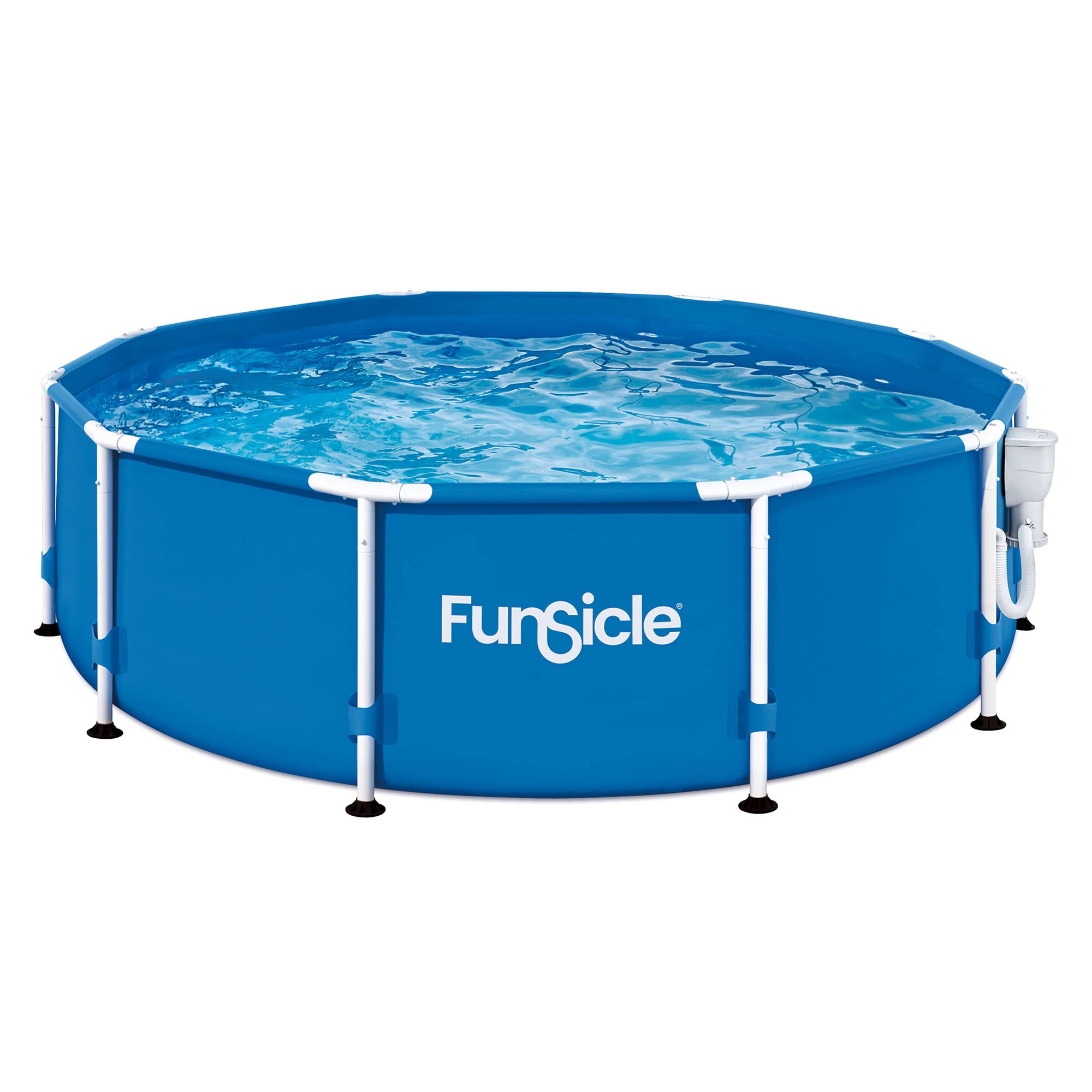 FACTORY SEAL--Funsicle 10' x 30" Outdoor Activity Round Metal Frame 5 ...