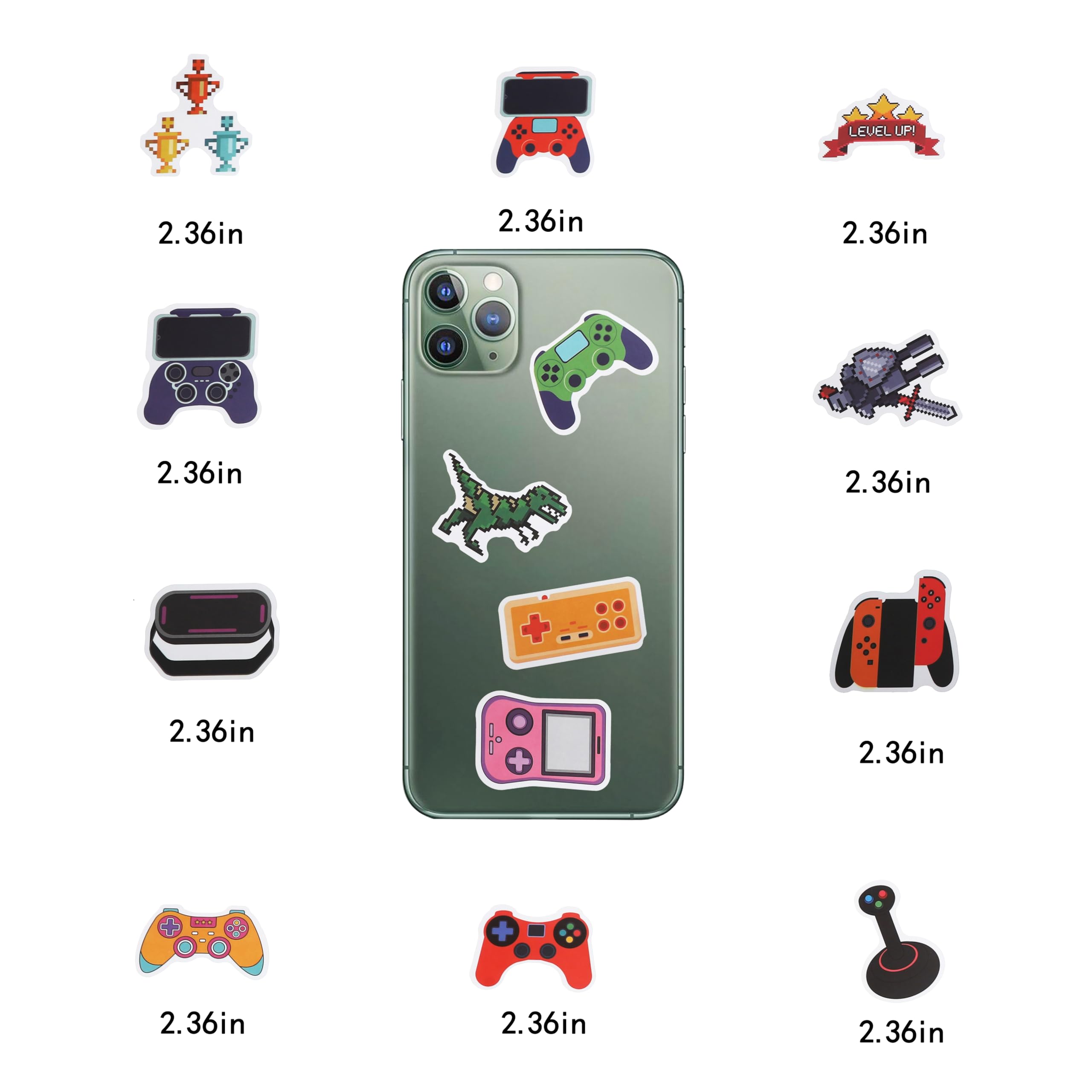 Mua 100 Pack Video Game Stickers, Video Game Gamer Party Favors ...