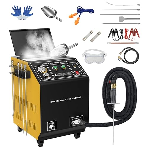 QPKING Dry Ice Blasting Machine,HTS705 Pellet Dry Ice Blasters ...