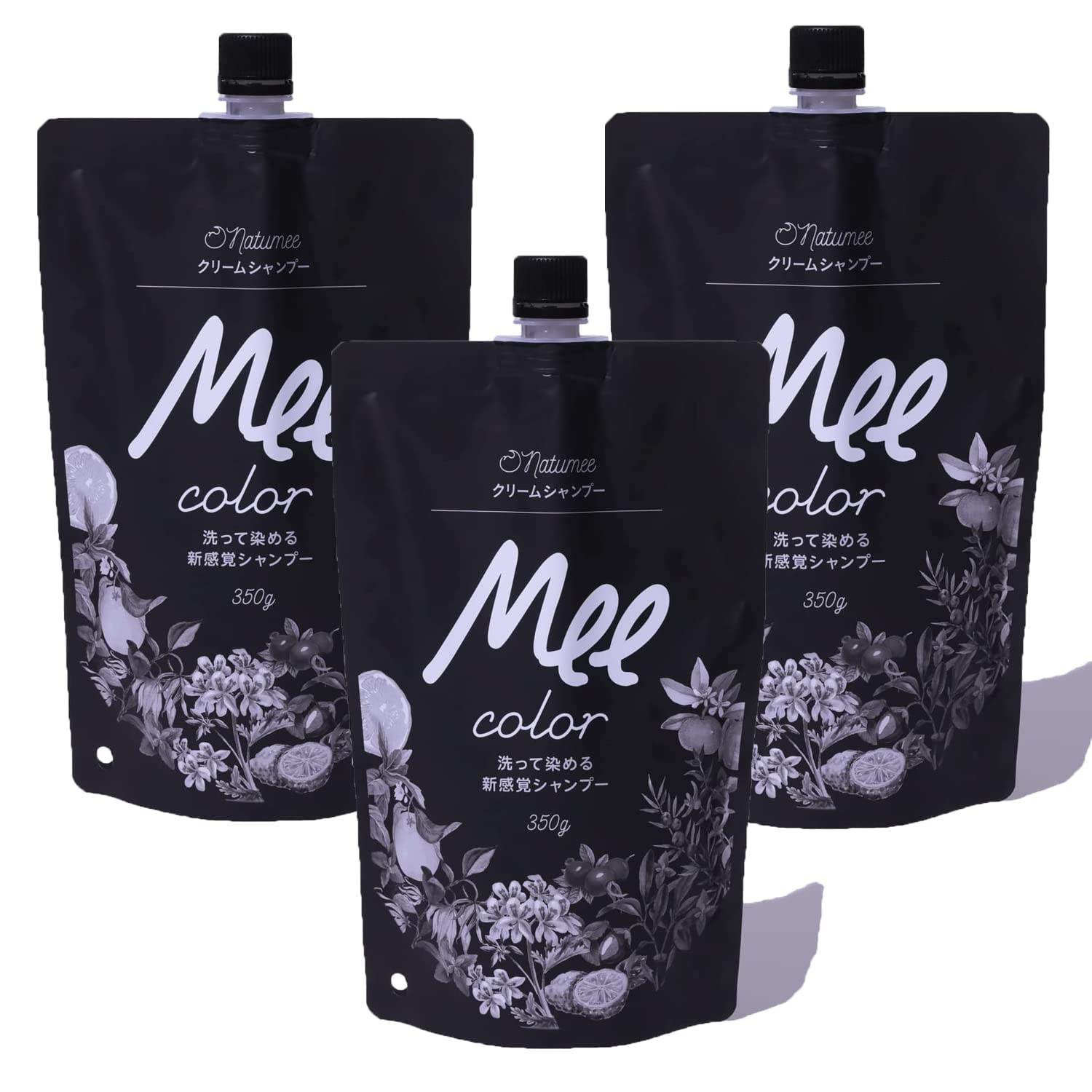 Mua Mee Color 3-Piece Set of 3 Cream Shampoo MEE Color (Natural Brown ...