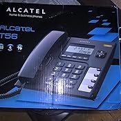 Alcatel T-56 White Corded Landline Phone With Caller Id: Amazon.in ...