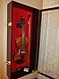 Amazon.com: Violin Display Case Cabinet Wall Rack w/UV Protection ...