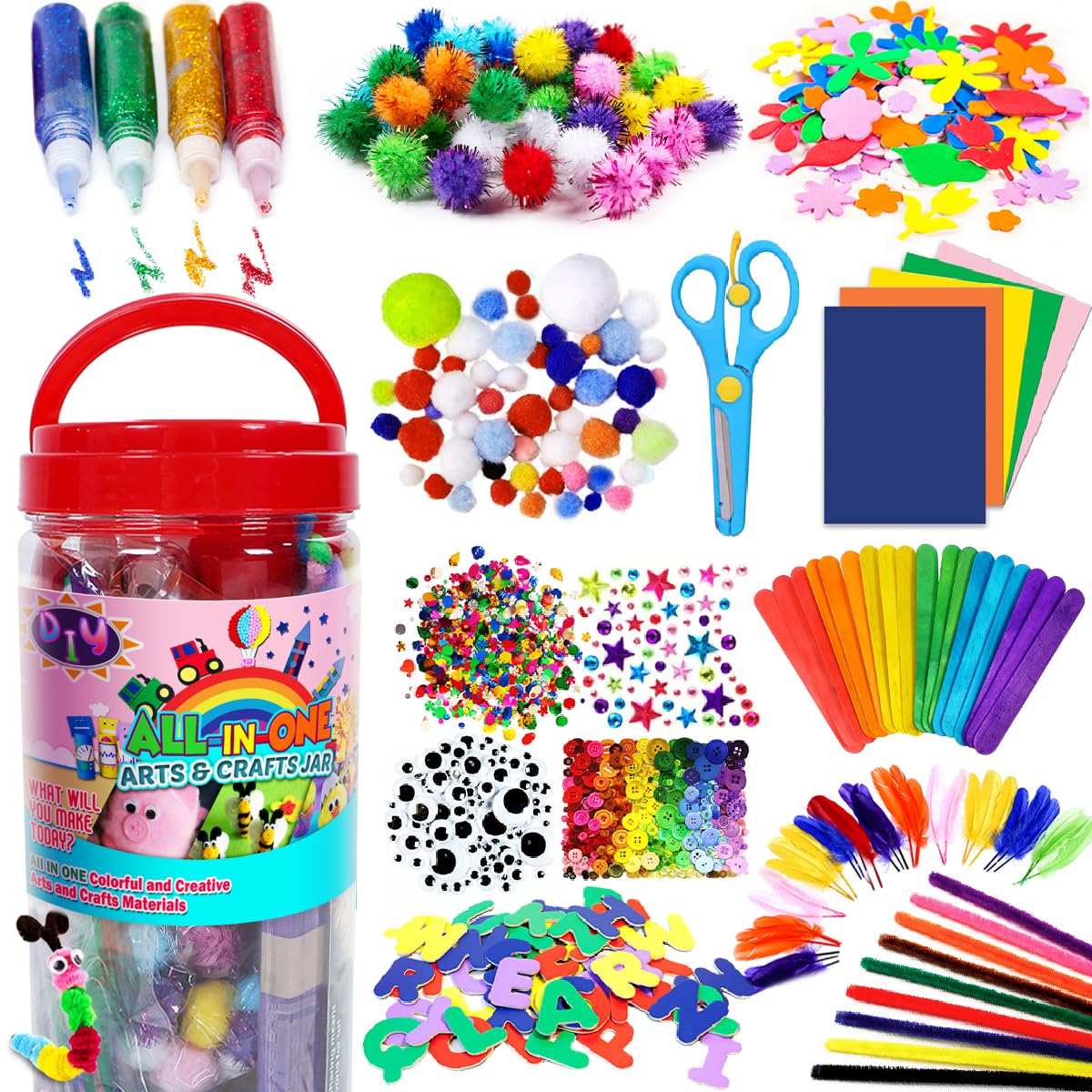Mua FUNZBO Arts and Crafts Supplies - Crafts for Girls 4, 5, 6, 7, 8, 9 ...