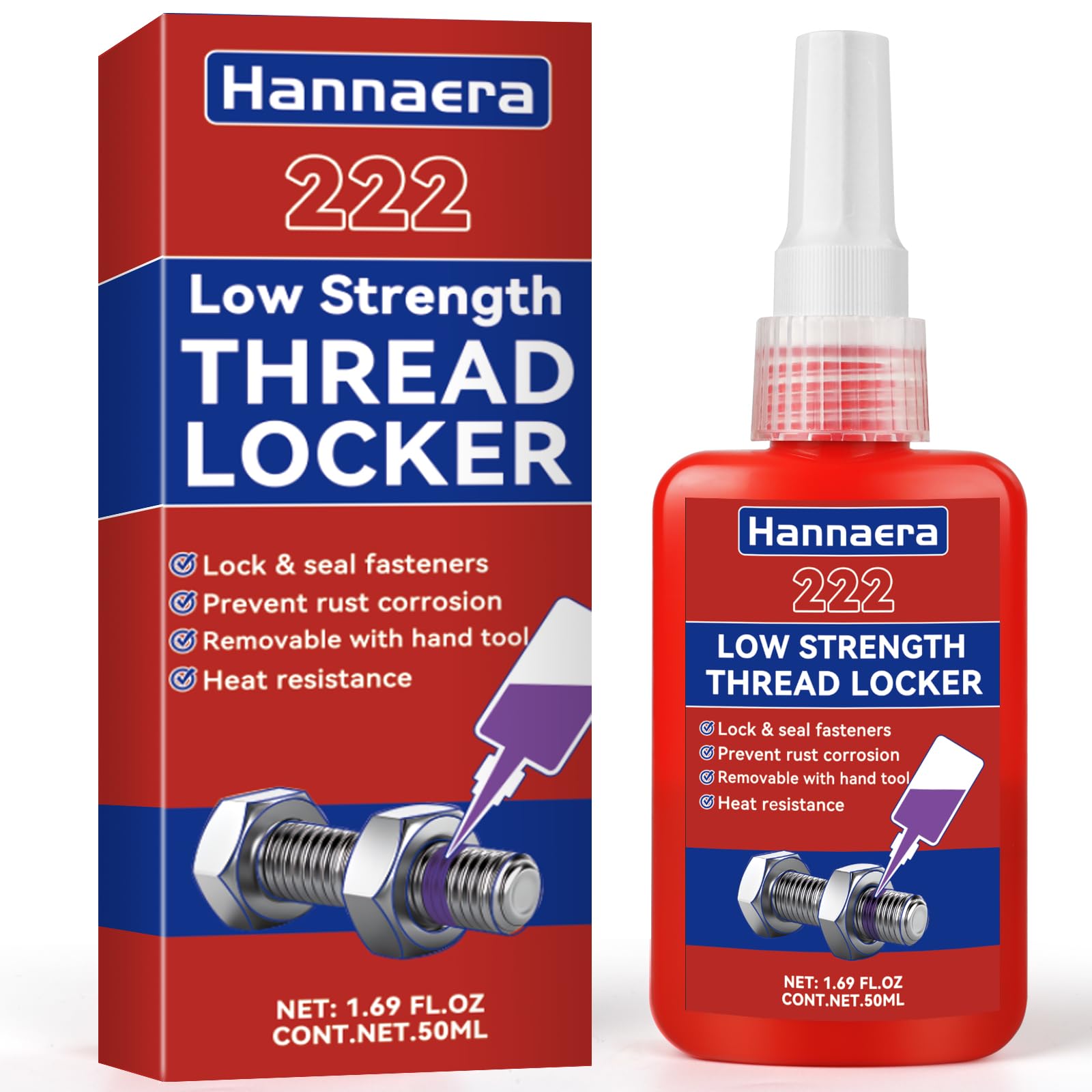 Mua Thread Locker Purple 1.69Fl oz/50 ml, Low-Strength Thread Lock ...