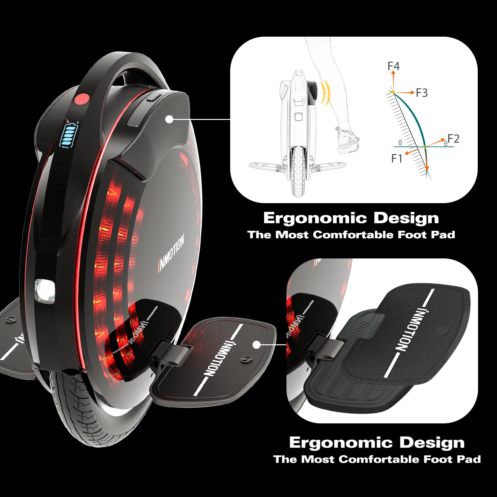 Mua INMOTION V8F Electric Unicycle One Wheel Self Balancing Scooters ...