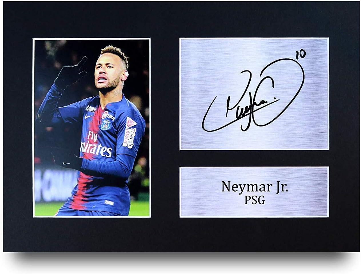 HWC Trading Neymar Jr A4 Unframed Signé Image Autographe Imprimé ...