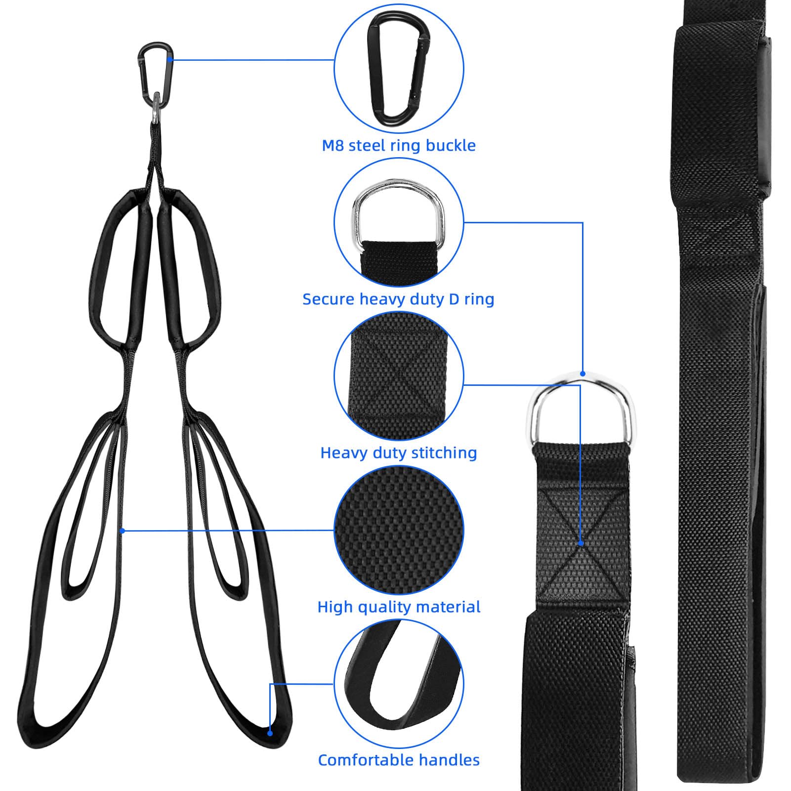 Mua Topfinder Tricep Pull Down Rope Cable Machine Attachimetn Handle ...