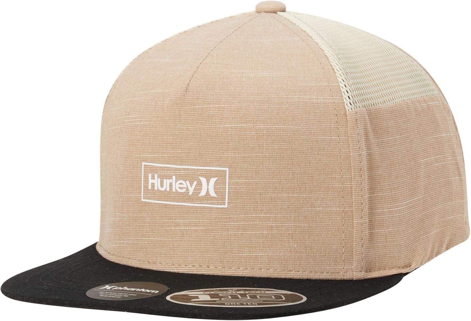 Hurley Men's Phantom Locked 2.0 Snapback Trucker Hat (One Size, Khaki ...