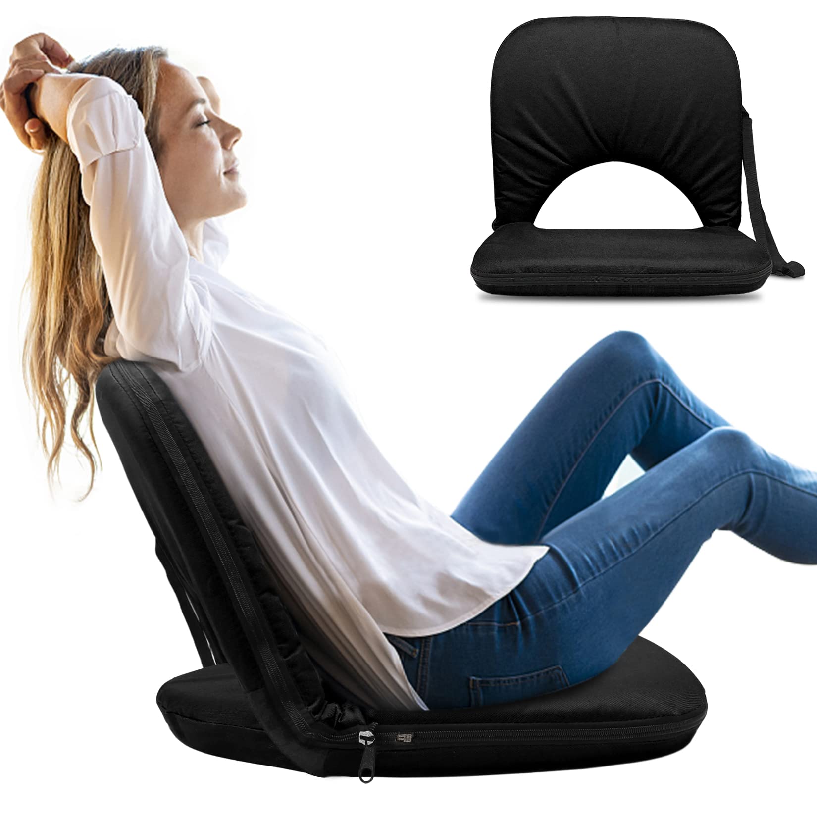 Stadium Seats Cushion for Bleachers with Strong Back Support, Folding ...