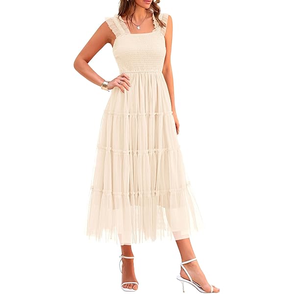 Amazon.com: Madewell Suzette Seamed Bodice Tiered Midi Dress
