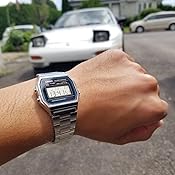 Casio Men's A158W-1 Classic Digital Stainless Steel Bracelet Watch: Casio: Amazon.ca: Watches