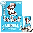 Amazon.com : UNREAL Dark Chocolate Coconut Bars (40 Mini Bars) | Vegan ...