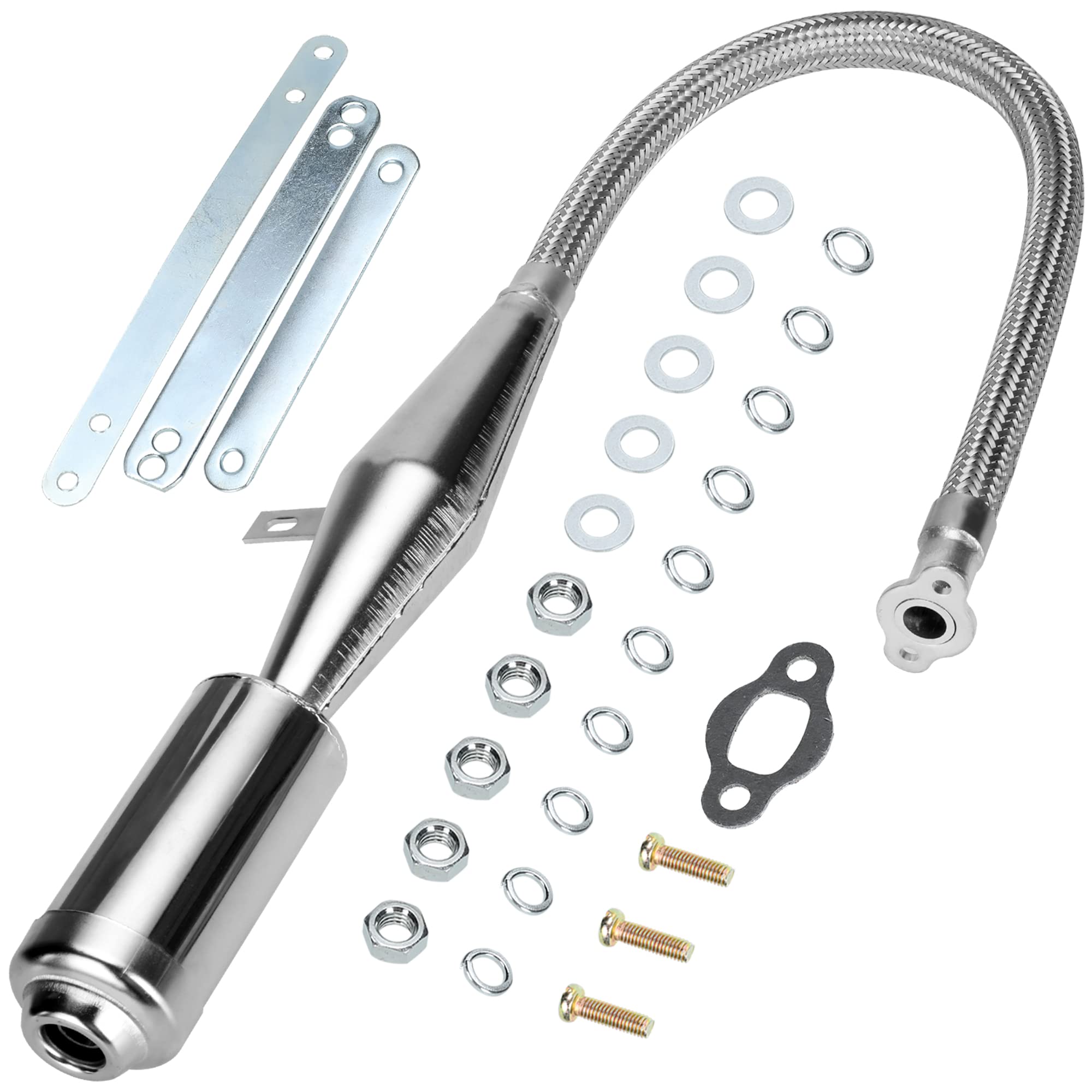 Mua FVRITO Viper Flexible Exhaust Muffler Pipe Silencer with Hardware ...
