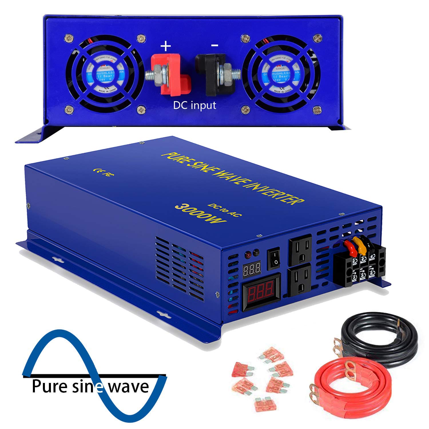 Solar For Converter Power 5000W Surge Invert Power 2500W AC 120V To DC solar-for-converter-power-5000w-surge-invert-power-2500w-ac-120v-to-dc