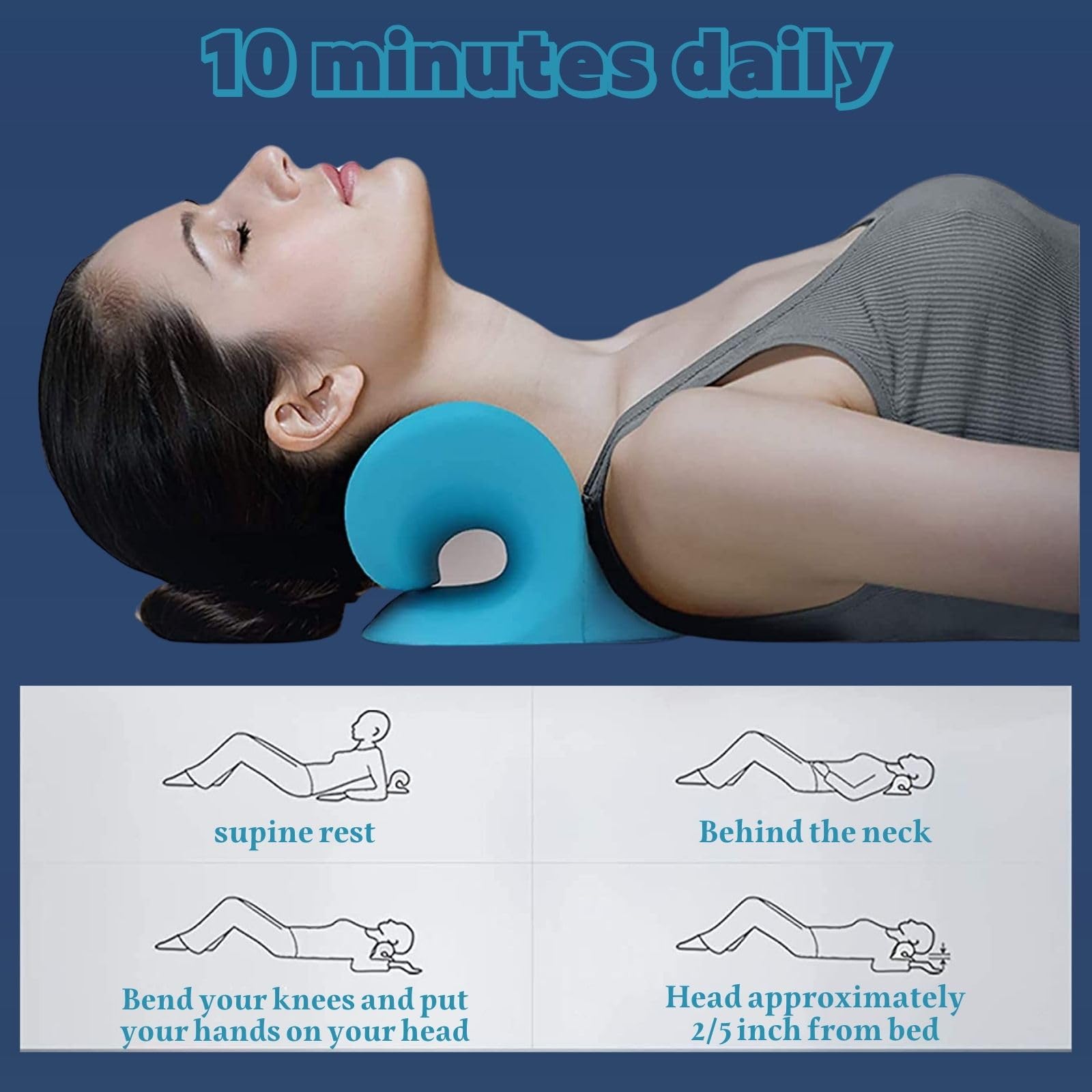 Mua Neck Hump Corrector, Cervical Traction Device, Neck Stretcher for ...