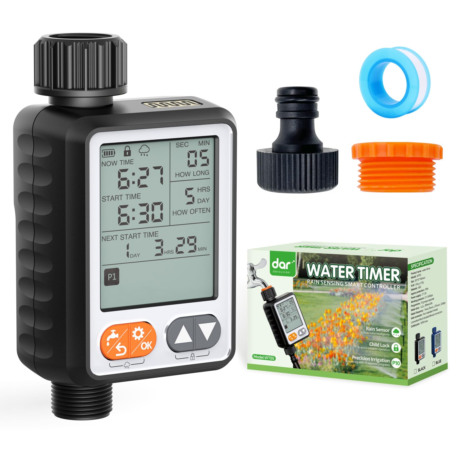 Mua Hose Water Timer, Sprinkler Timer Programmable Irrigation Timer for ...