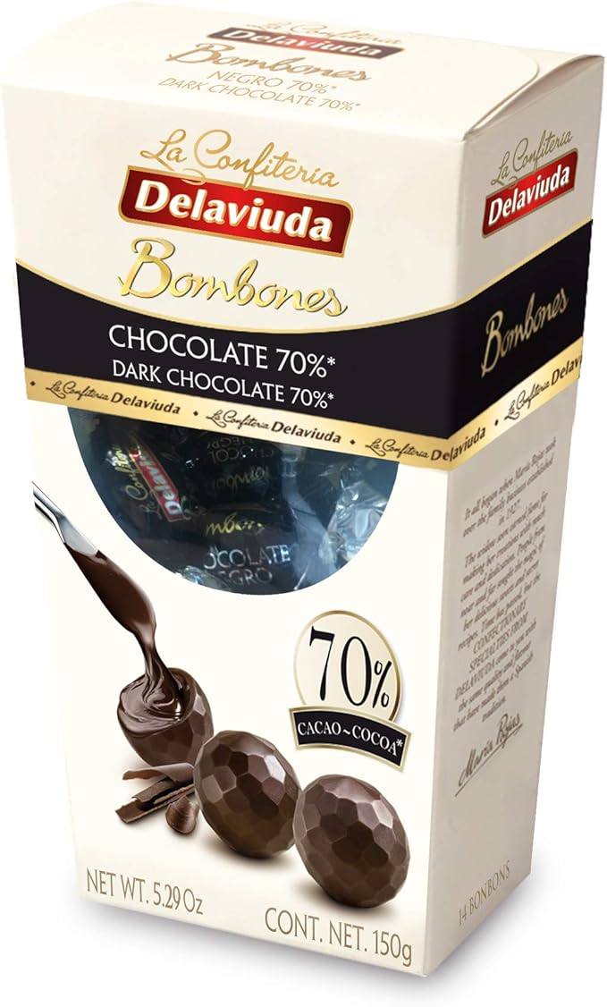 Delaviuda - Bombones Chocolate Negro, 150 g: Amazon.es: Alimentación y ...